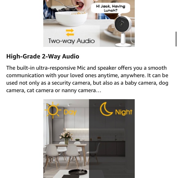 Other | Bluetooth Nanny Cam With Two Way Audio Neil | Poshmark